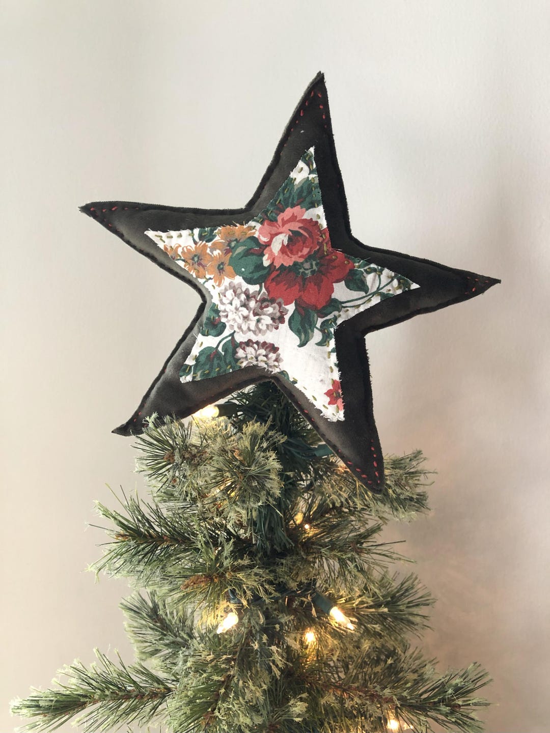 Unique Tree Topper Christmas Tree Topper Hand Made Christmas Tree Star ...