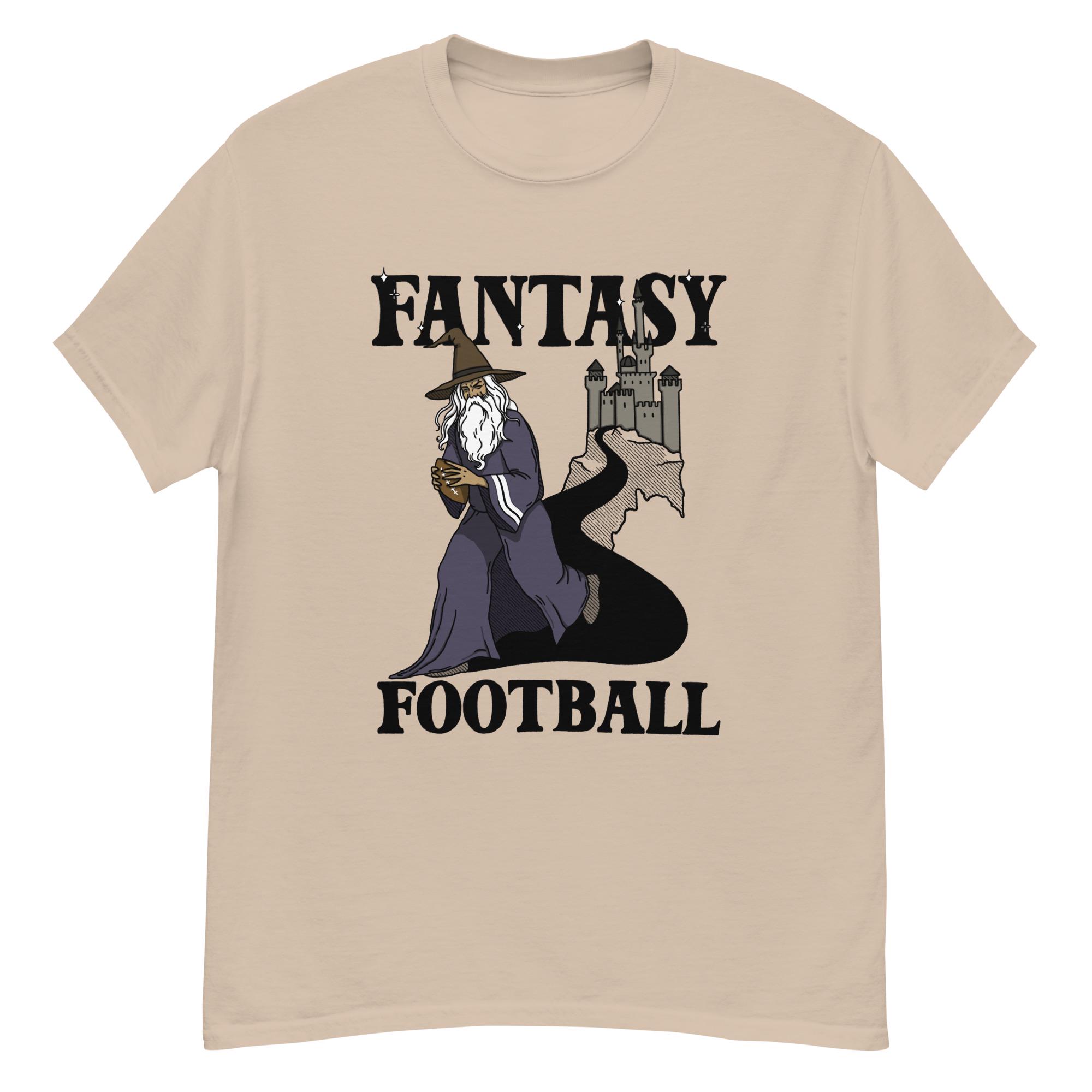 Fantasy Football Wizard Shirt: Magical Quarterback Design - Etsy