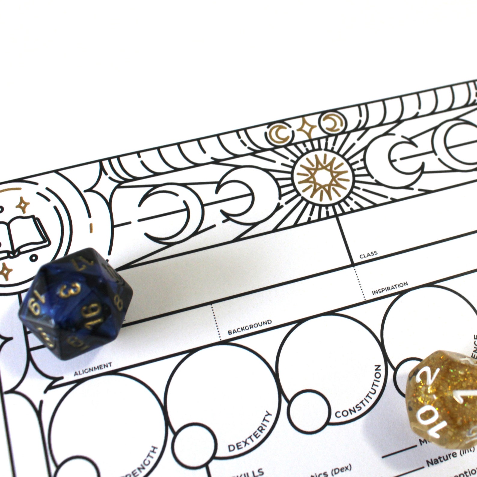 Wizard Character Sheet D&D 5e - Etsy