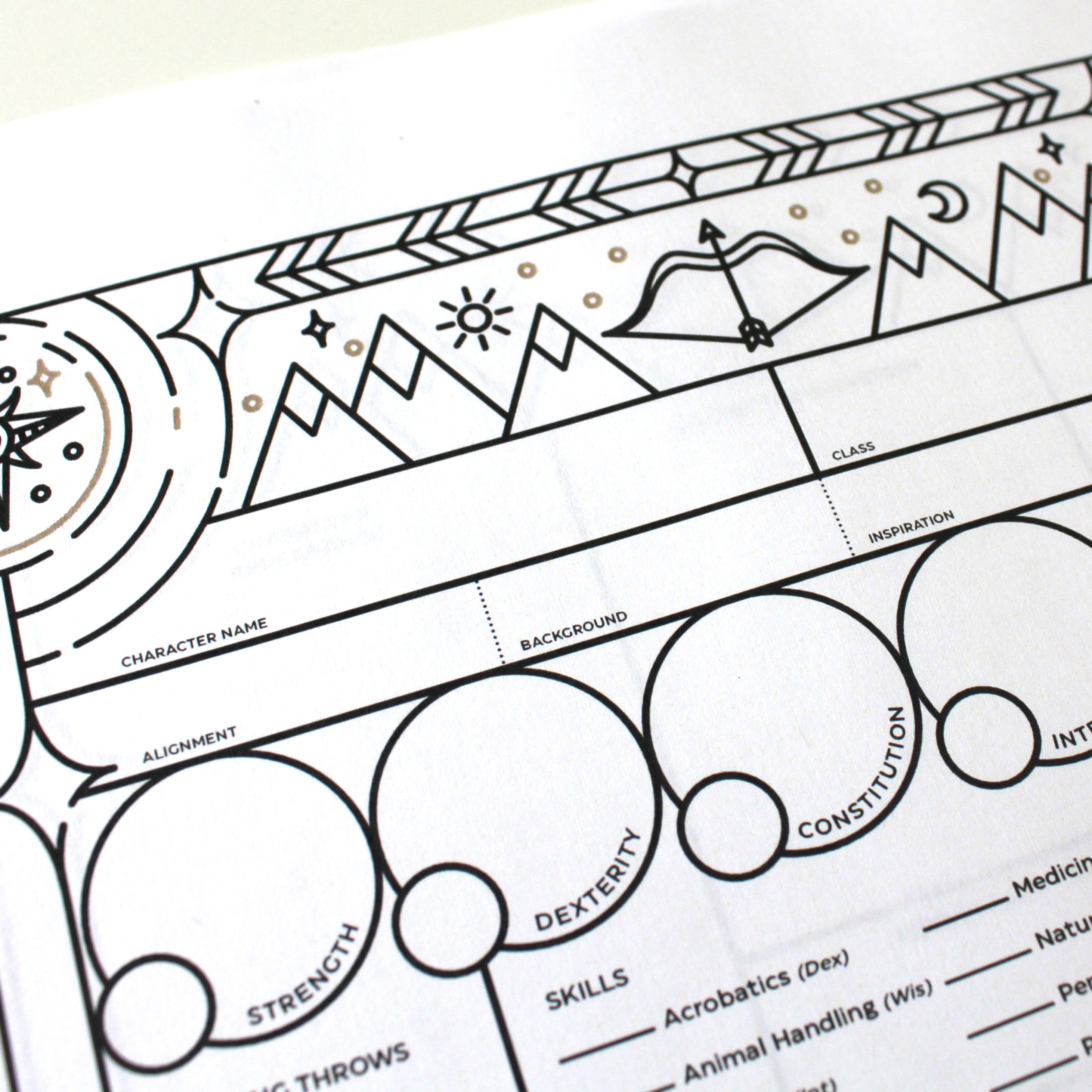 Ranger Character Sheet | D&D 5e - Etsy