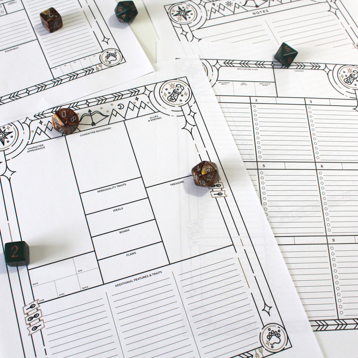 Ranger Character Sheet | D&D 5e - Etsy