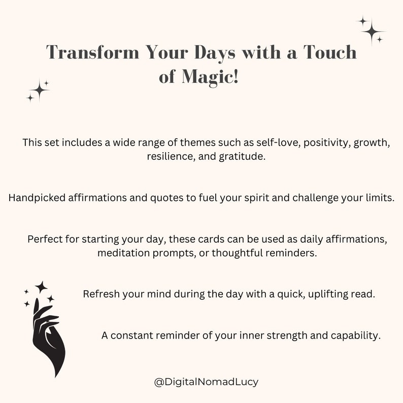 Daily Affirmation Cards, Mindfulness Quotes Flash Cards, Affirmations ...