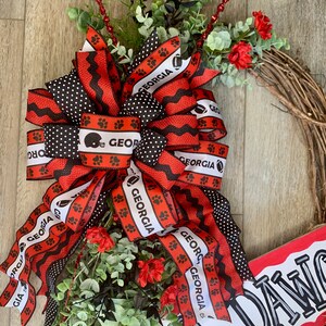 University of Georgia Wreath UGA Georgia Bulldog Wreath - Etsy