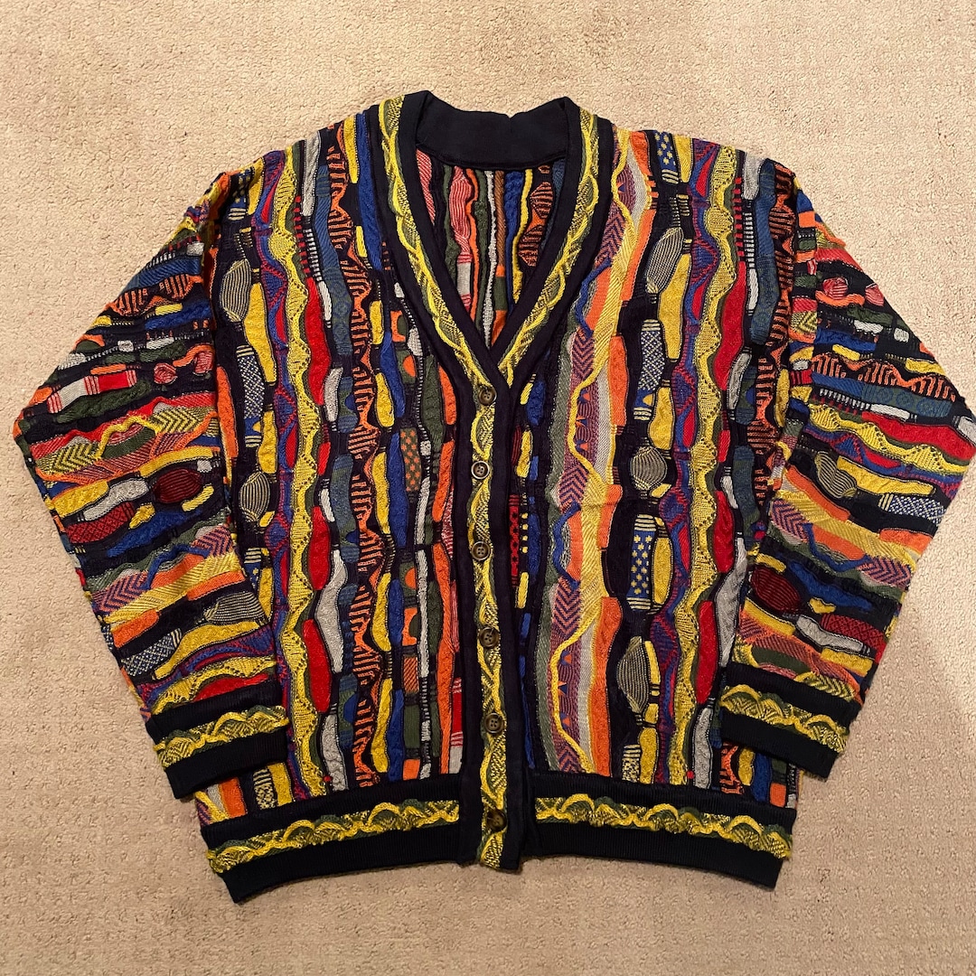 Vintage Coogi Style Sweater Coogi Sweater Knit Coogi Cardigan Australia ...