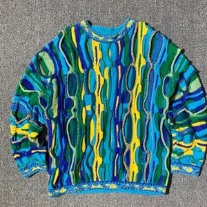 Vintage Coogi Style Sweater Coogi Sweater Vintage Crochet Sweater - Etsy