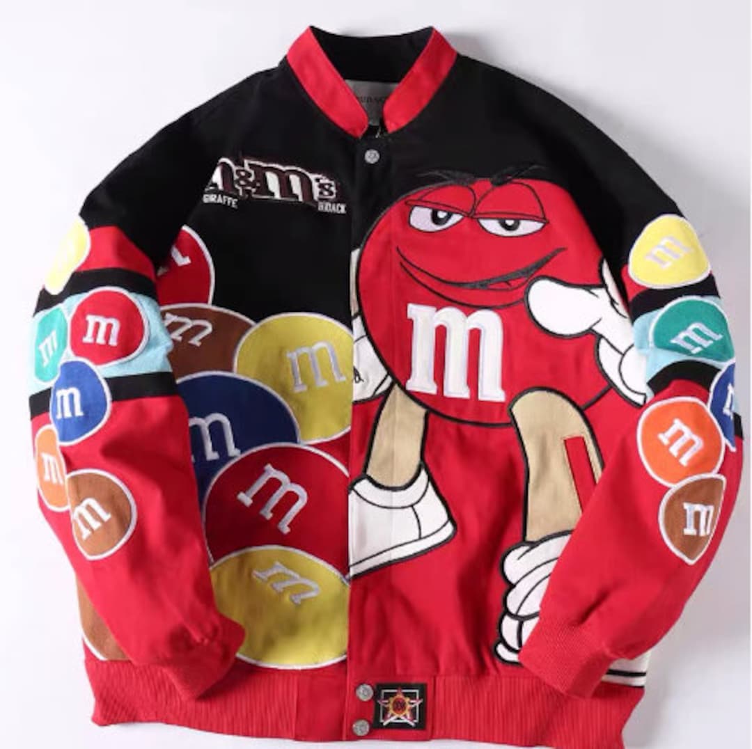 Vintage M&M Racing Jacket Vintage M and M Jacket Racing Nascar Varsity ...