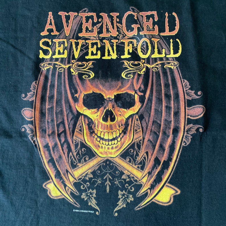 Avenged Sevenfold Shirt Vintage T Shirt Band Tee Heavy Metal T - Etsy