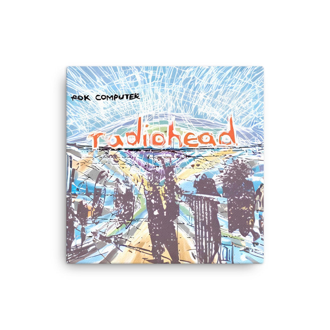 Radiohead Ok Computer Poster Radiohead Poster Canvas Ok - Etsy