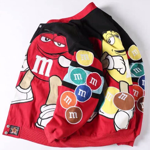 Vintage M&M Racing Jacket Vintage M and M Jacket Racing Nascar Varsity ...