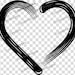 Paint Brush Stroke Heart Outline (SVG, PNG Digital Download) - Etsy
