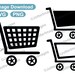 Shopping Cart / Trolley / Basket Outline Image Download SVG, PNG ...