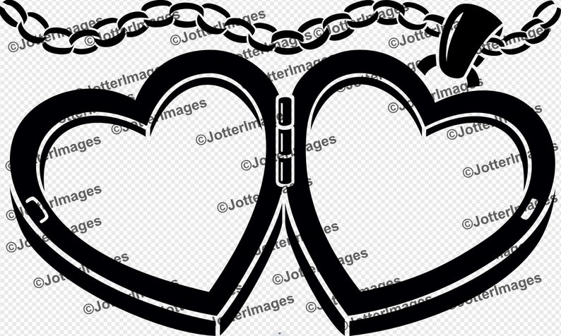 Heart Shape Necklace Locket Pendant Image Download, Cut File, SVG, PNG ...