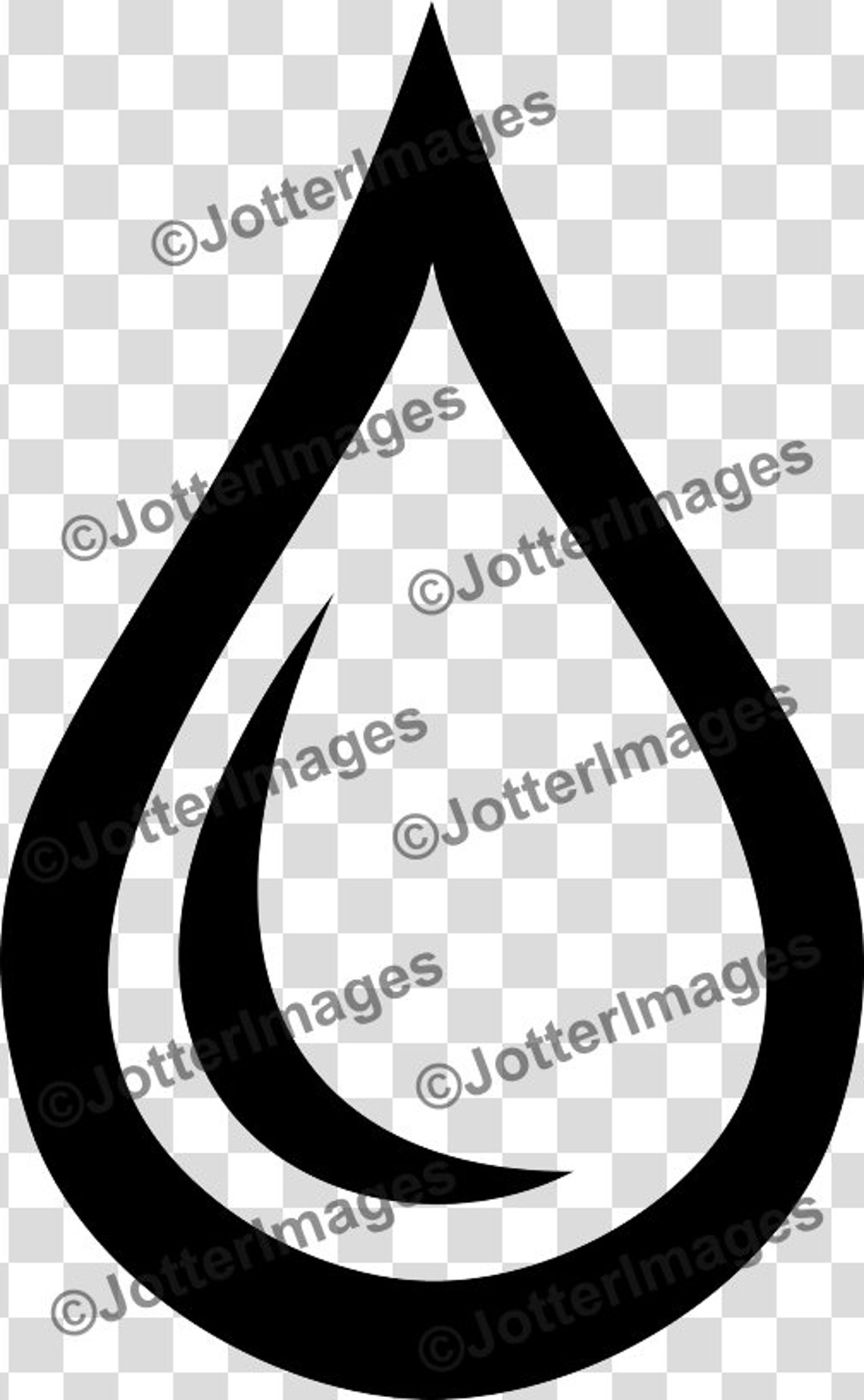 Basic Teardrop, Water, Rain, Blood Droplet Shape Outline, Image ...