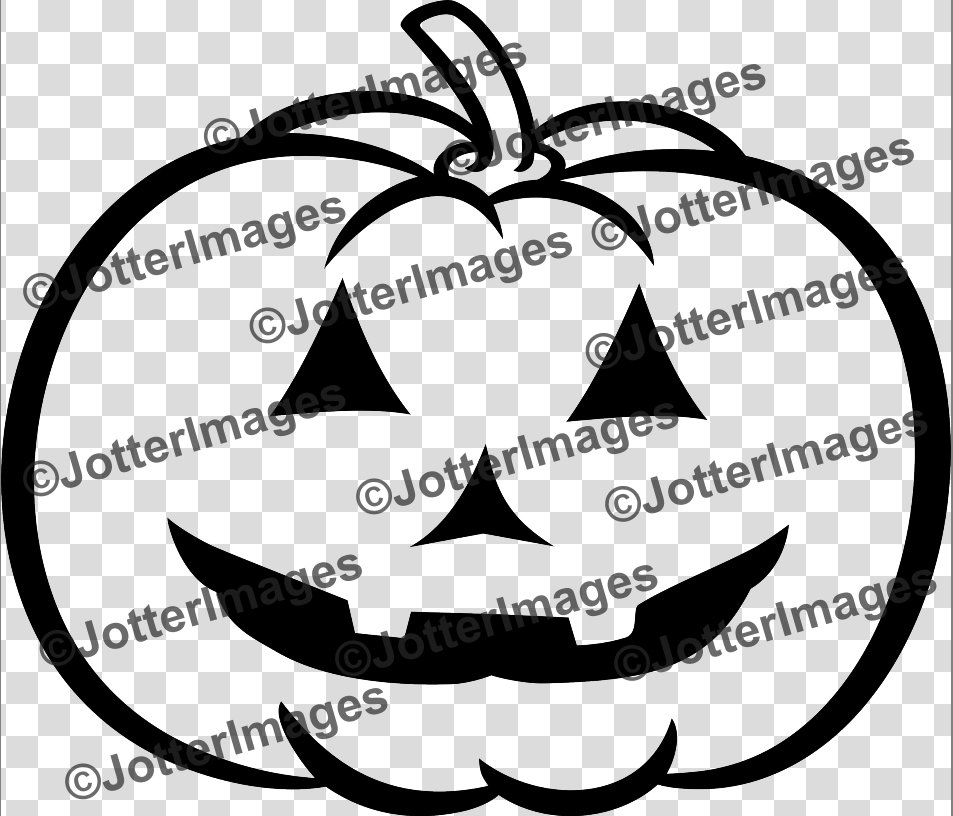Jack O'lantern Pumpkin Outlines Halloween Image Download SVG, PNG ...