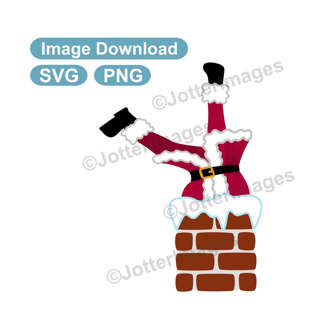 Santa Claus With Chimney Christmas Image - Clip Art - Transparent ...