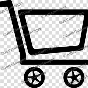 Shopping Cart / Trolley / Basket Outline Image Download SVG, PNG ...