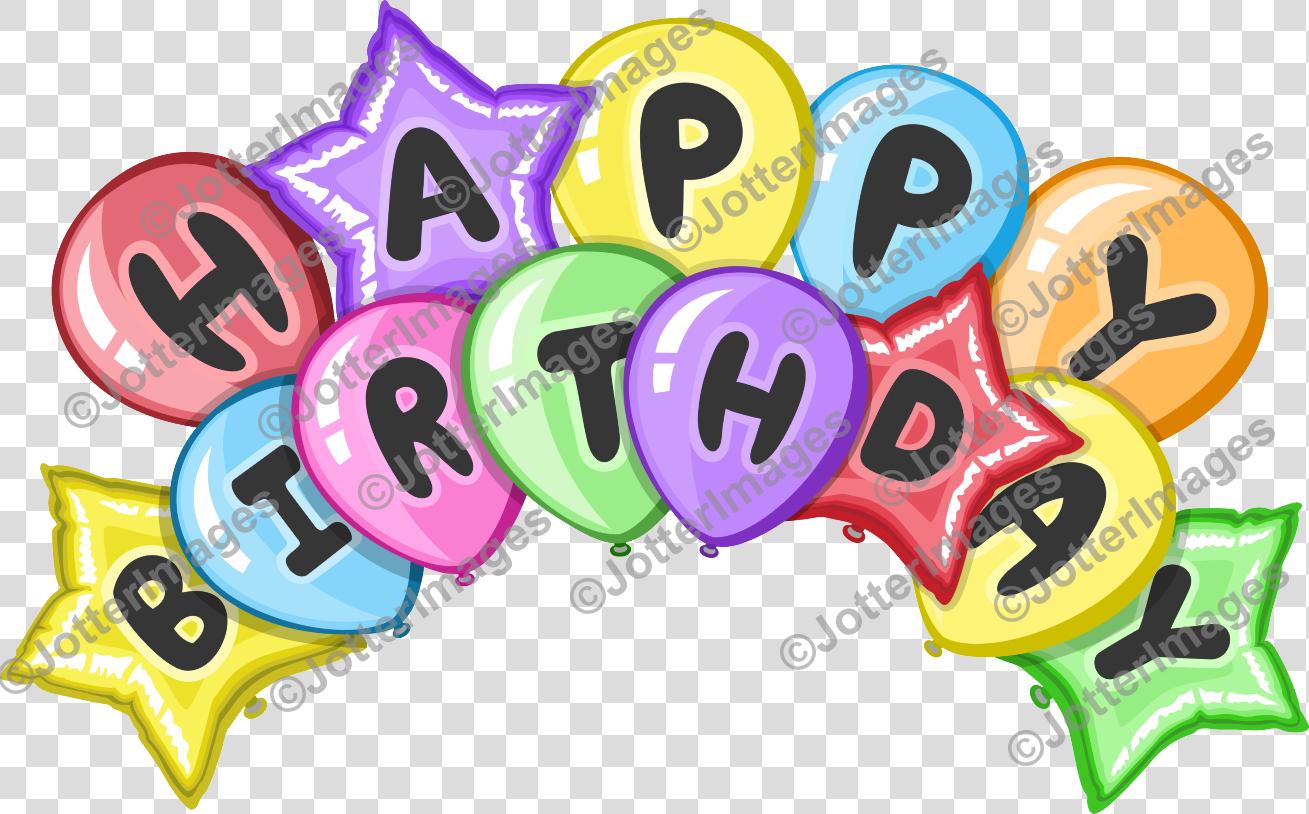 Happy Birthday Balloon Sign Image Download SVG, PNG Transparent ...