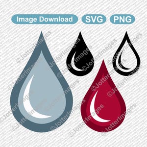Basic Teardrop, Water, Rain, Blood Droplet Shape Outline, Image ...