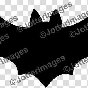 Basic Bat Shape and Outline Halloween Themed Image Download SVG, PNG ...