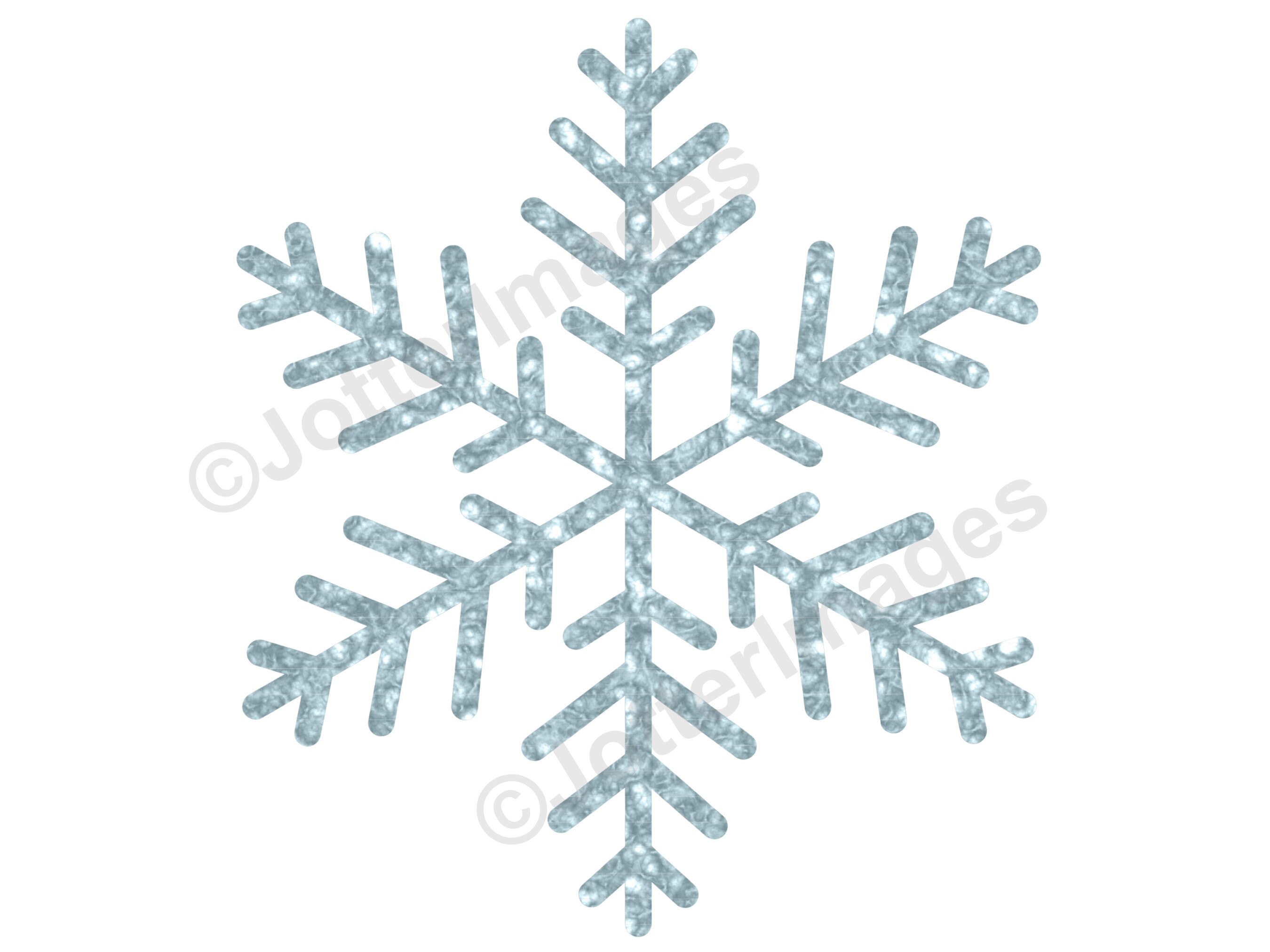 Icy / Glittery Snowflake PNG Images Download, Sparkly, Blue Glow ...