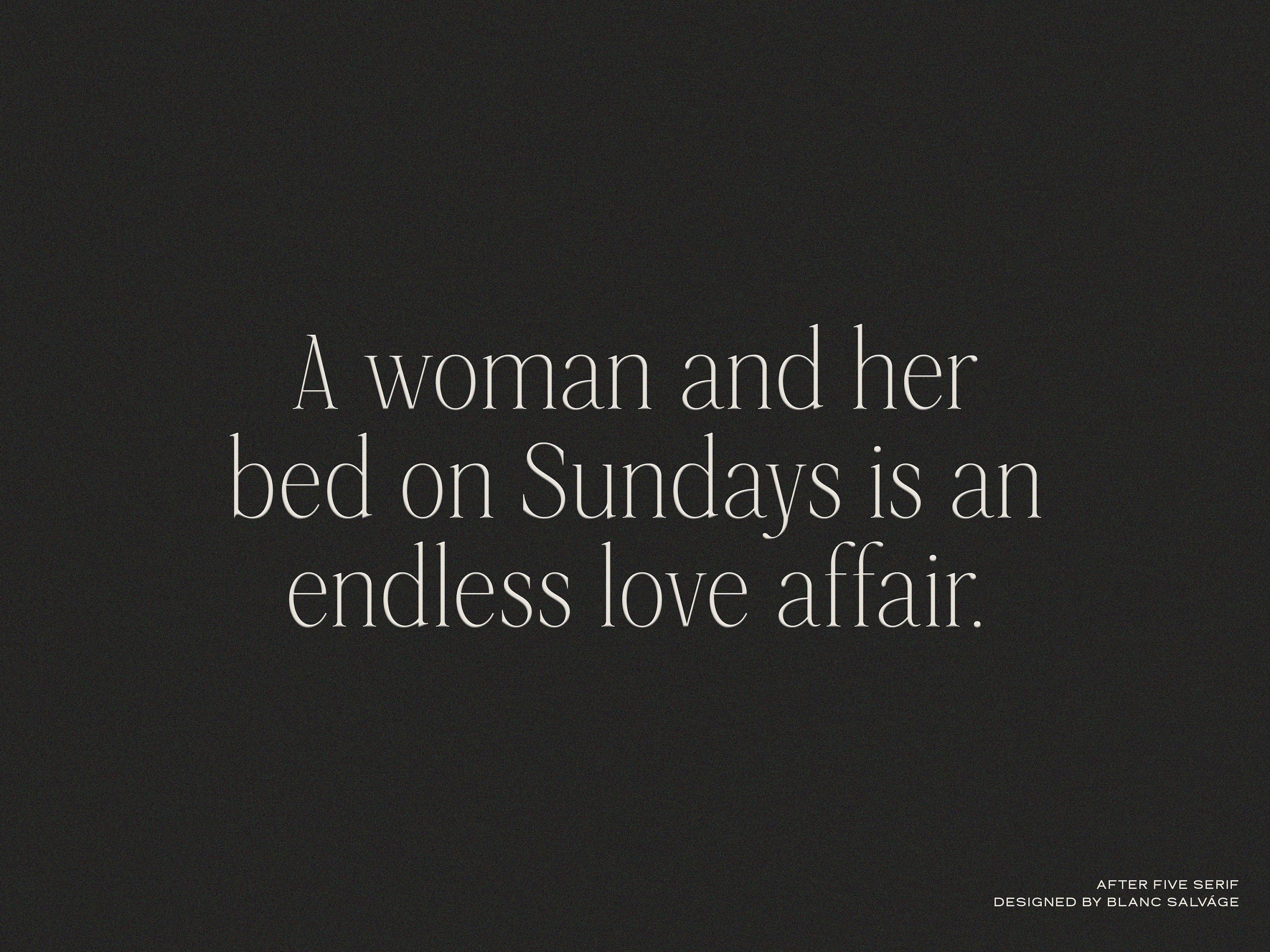 After Five Serif Font Desktop License | Luxury Font | Elegant Font ...