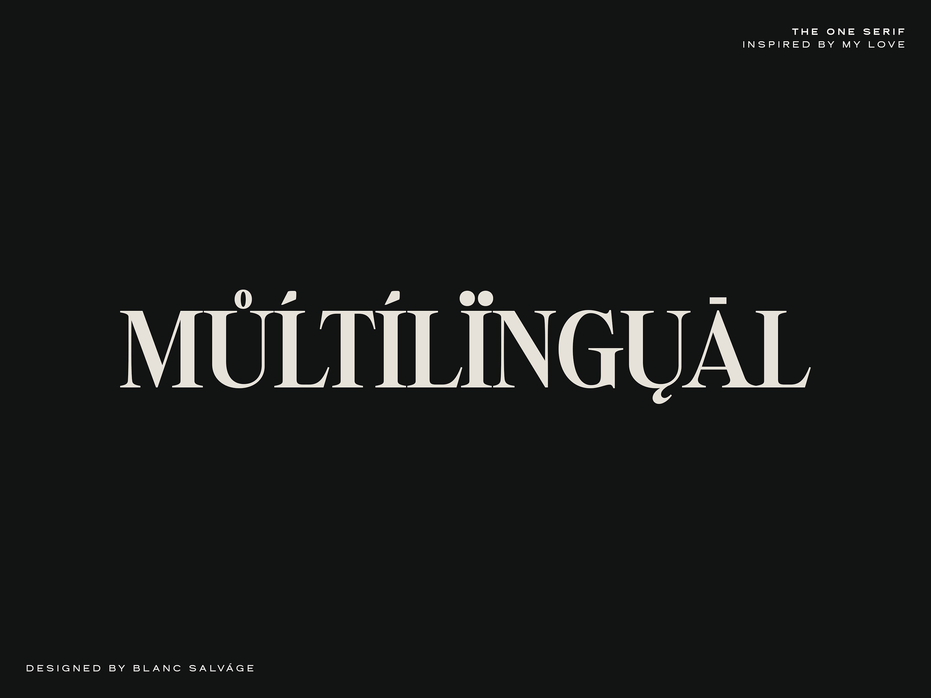 The One Serif Editorial Font Luxury Font Modern Font Font Family ...