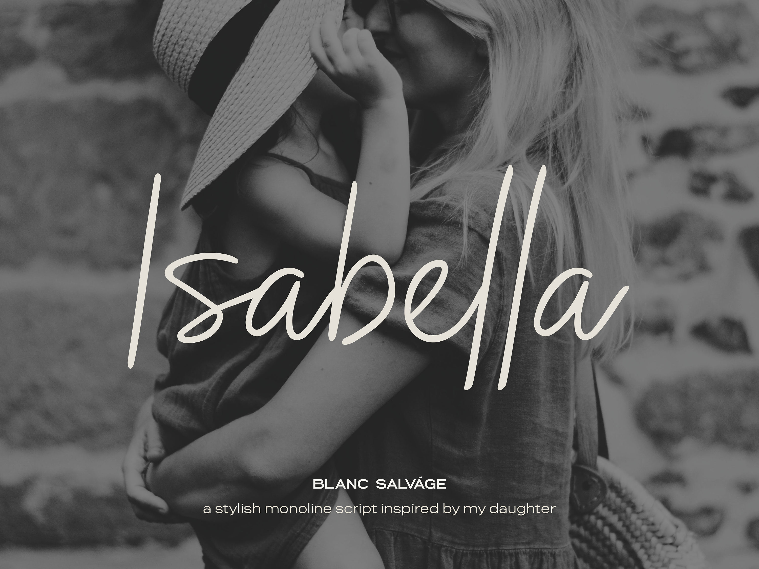 Isabella Script Monoline Script Script Fonts Handwritten Etsy