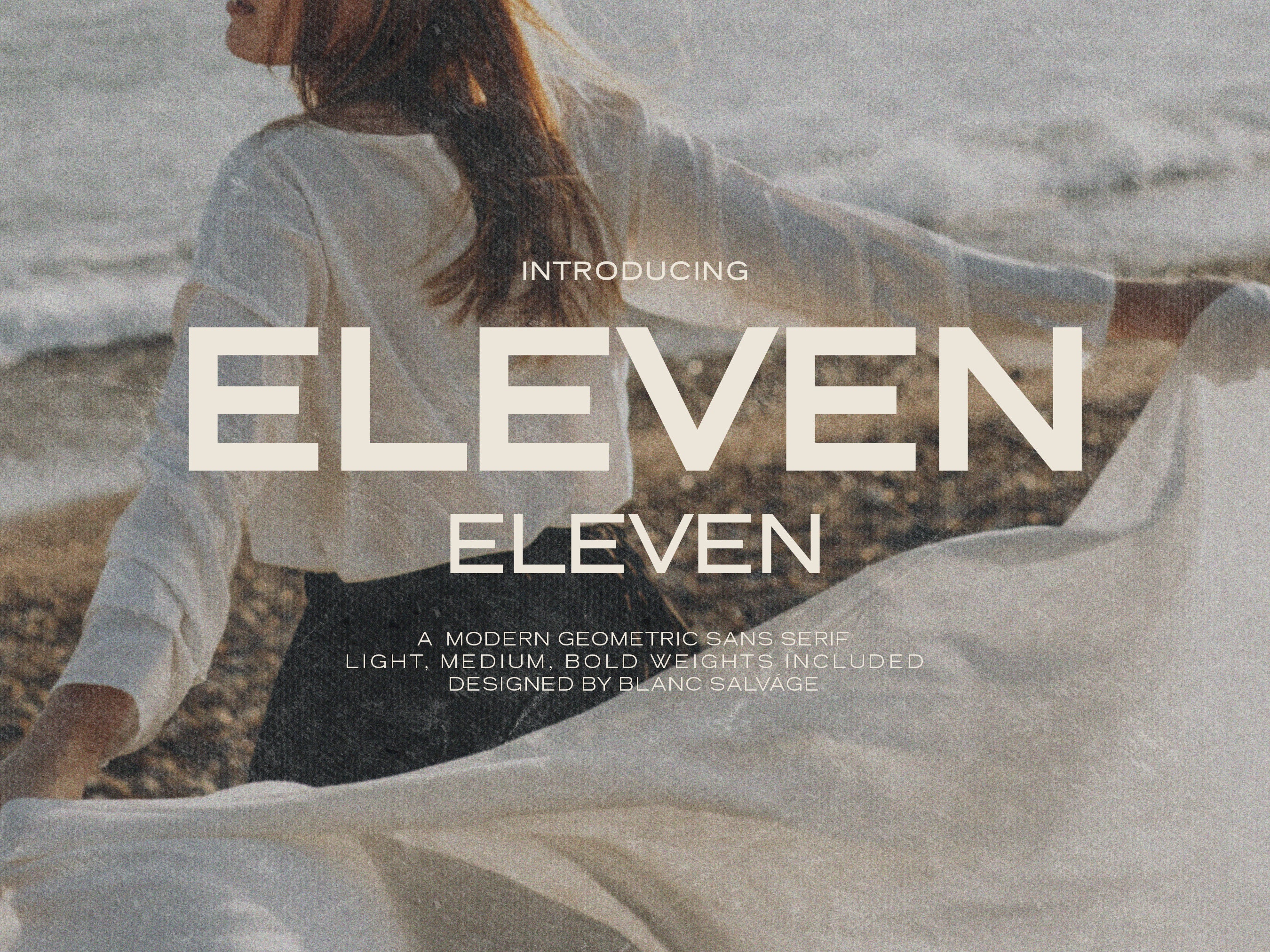 Eleven Eleven Typeface Modern Geometric Sans Serif Fashion Branding ...