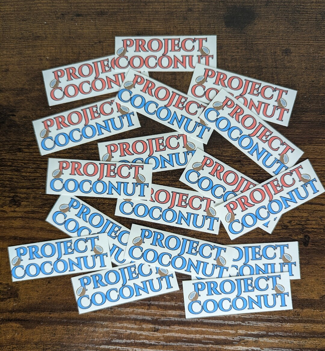 Project Coconut Kamala Harris Matte Sticker - Etsy