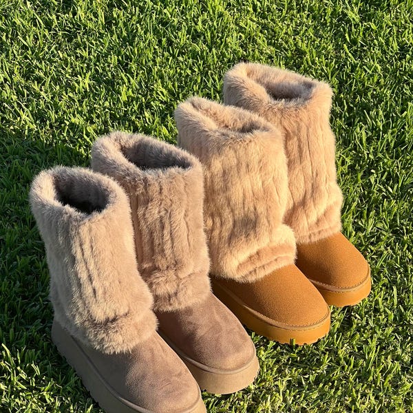 Fur Boots - Etsy