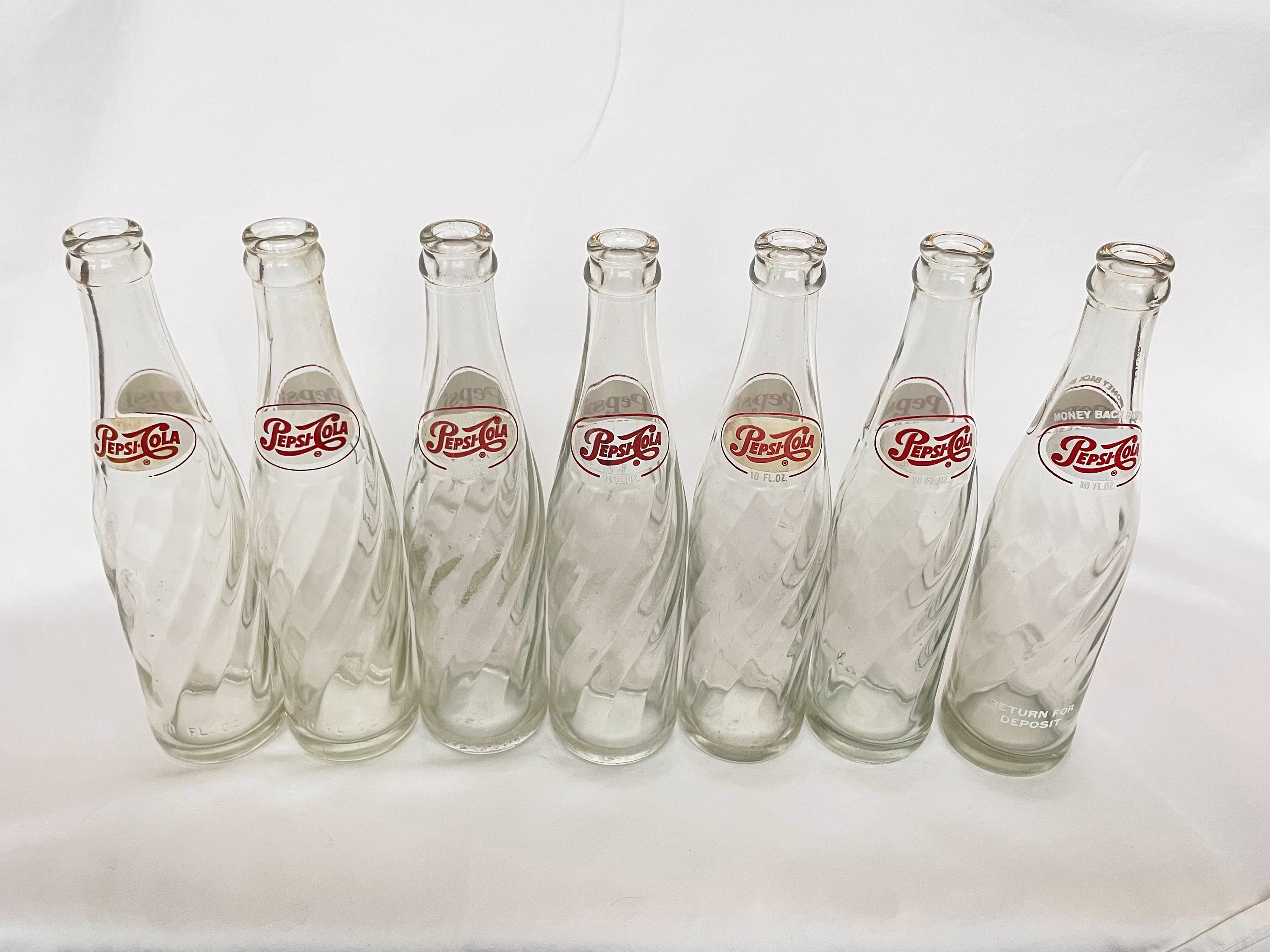 Vintage 60s 70s Pepsi Bottles, 10 Oz ACL - Etsy