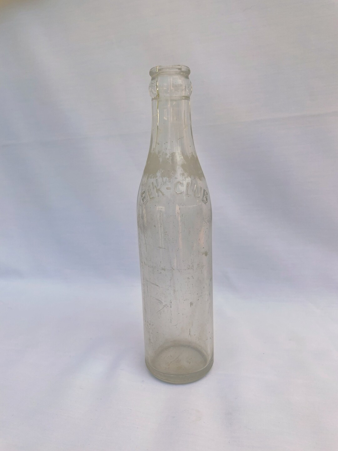 Vintage 30s Elk Club Soda Bottle, 7 Oz, Embossed - Etsy