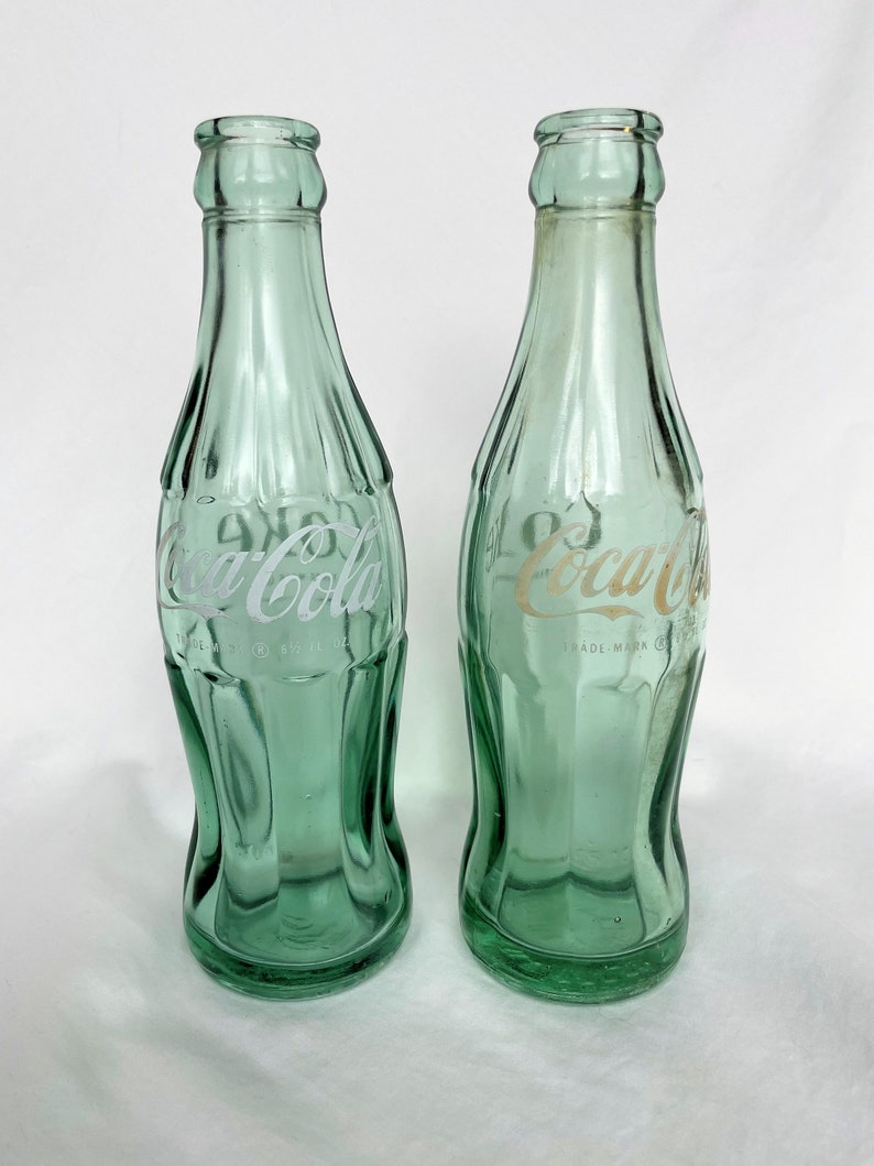 Vintage 60s Coca-cola Bottles, 6 1/2 Oz ACL - Etsy