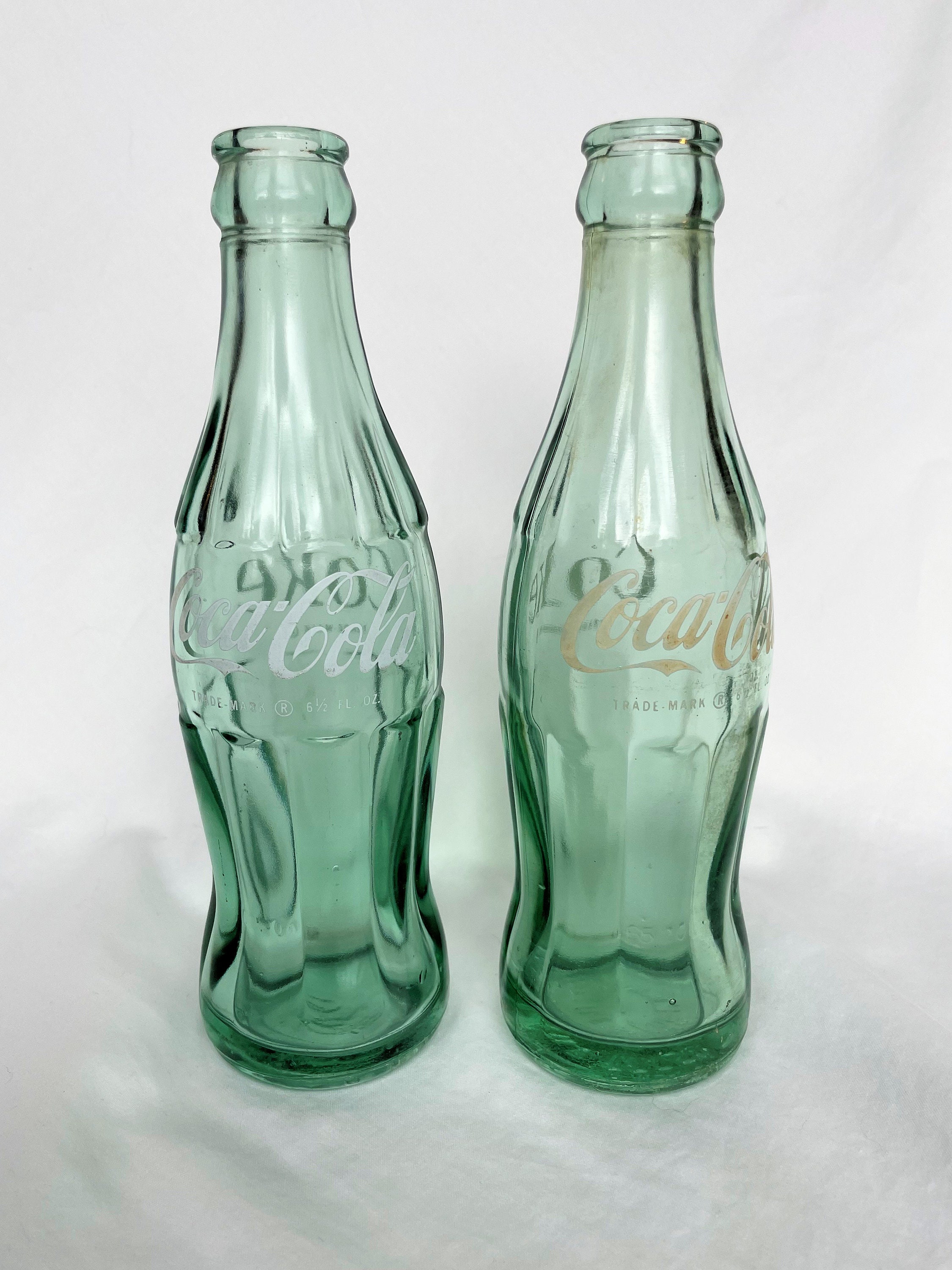 Vintage 60s Coca-cola Bottles, 6 1/2 Oz ACL - Etsy