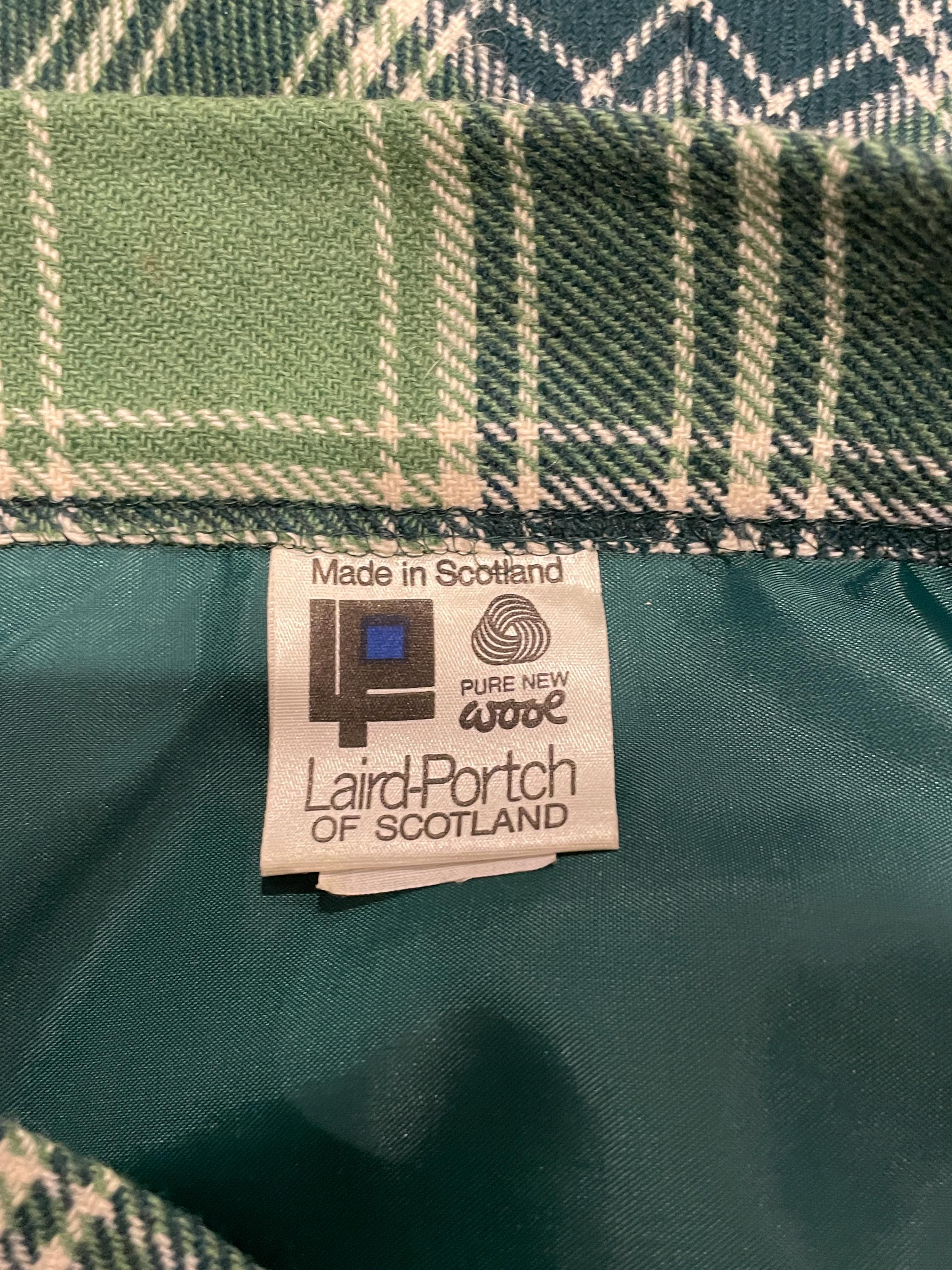 Vintage 1970s Laird-portch Scotland Wool Plaid Maxi Skirt, Bias Cut ...
