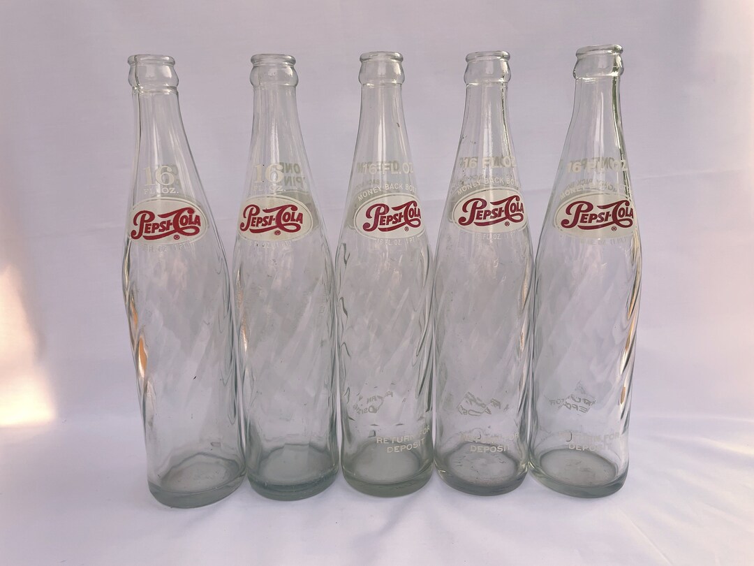 Vintage 70s Pepsi Bottles, 16 Oz ACL - Etsy