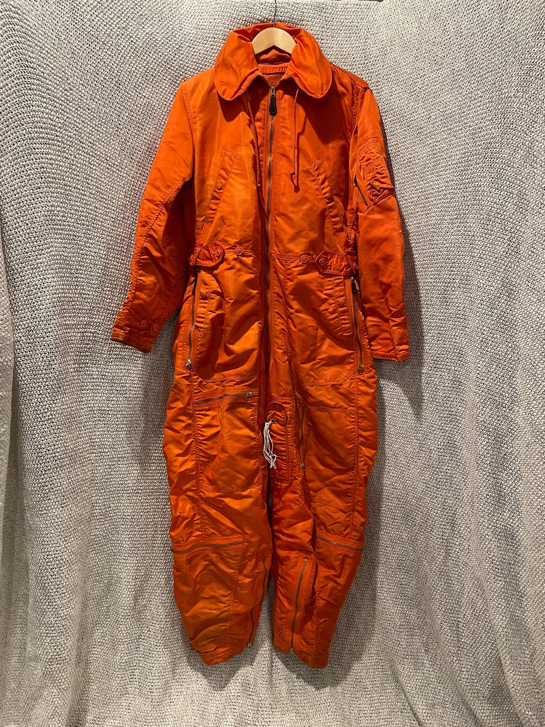Vintage 1961 Orange USAF Insulated Winter CWU-1/P Flight Suit - Etsy