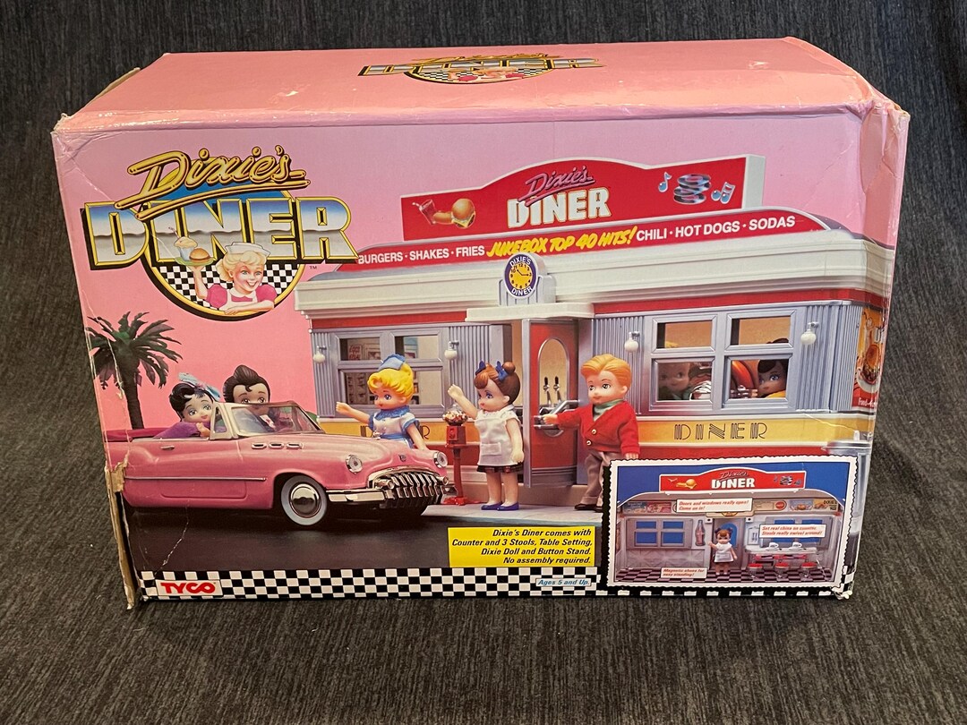 Vintage Dixie's Diner Complete Diner Set by Tyco, 1988 - Etsy