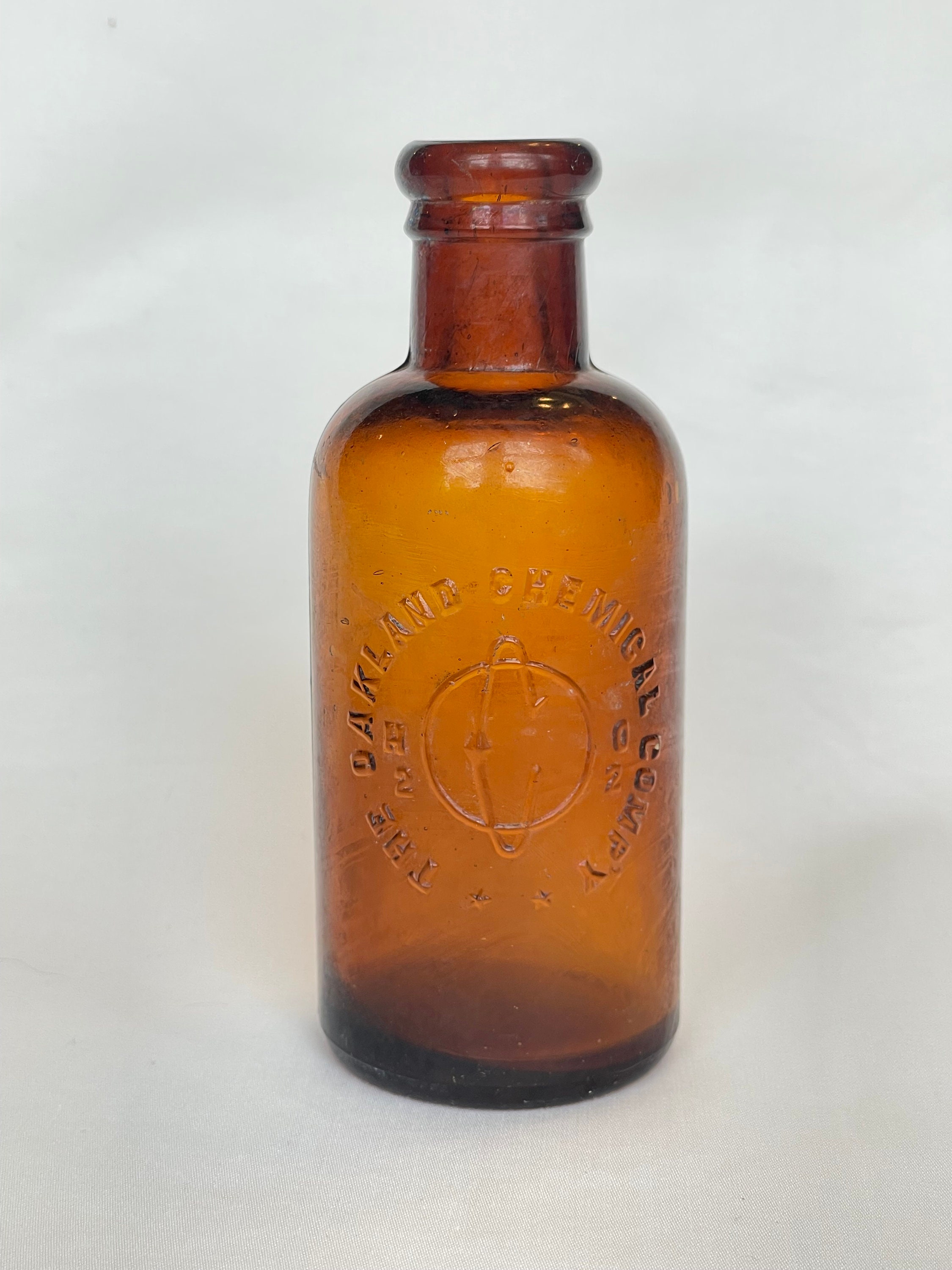 The Oakland Chemical Company H2O2 Brown Bottle, C. 1881-1915 - Etsy