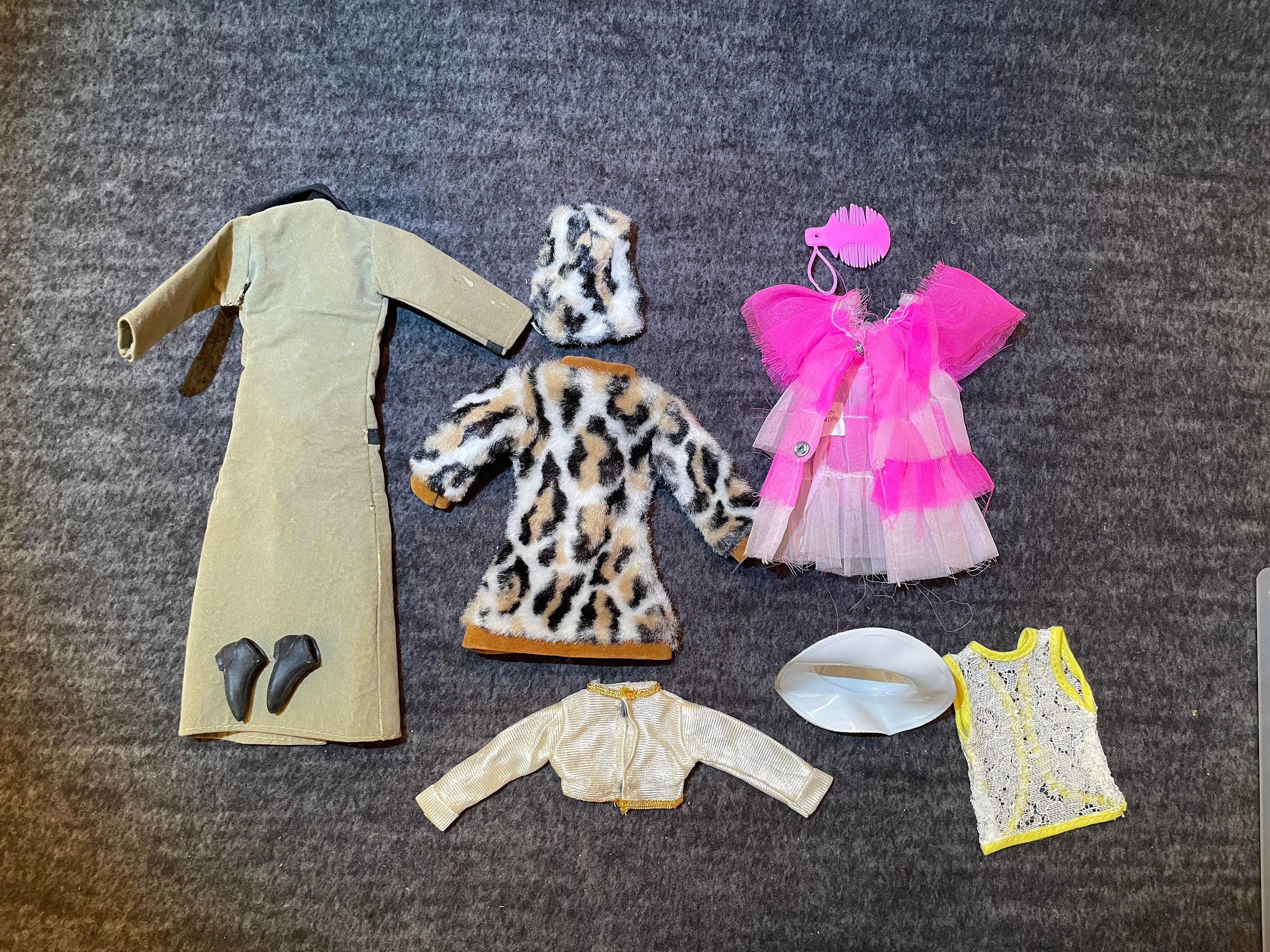 Vintage Lot of Maddie Mod Doll Clothes and Accessories From the 1960s ...