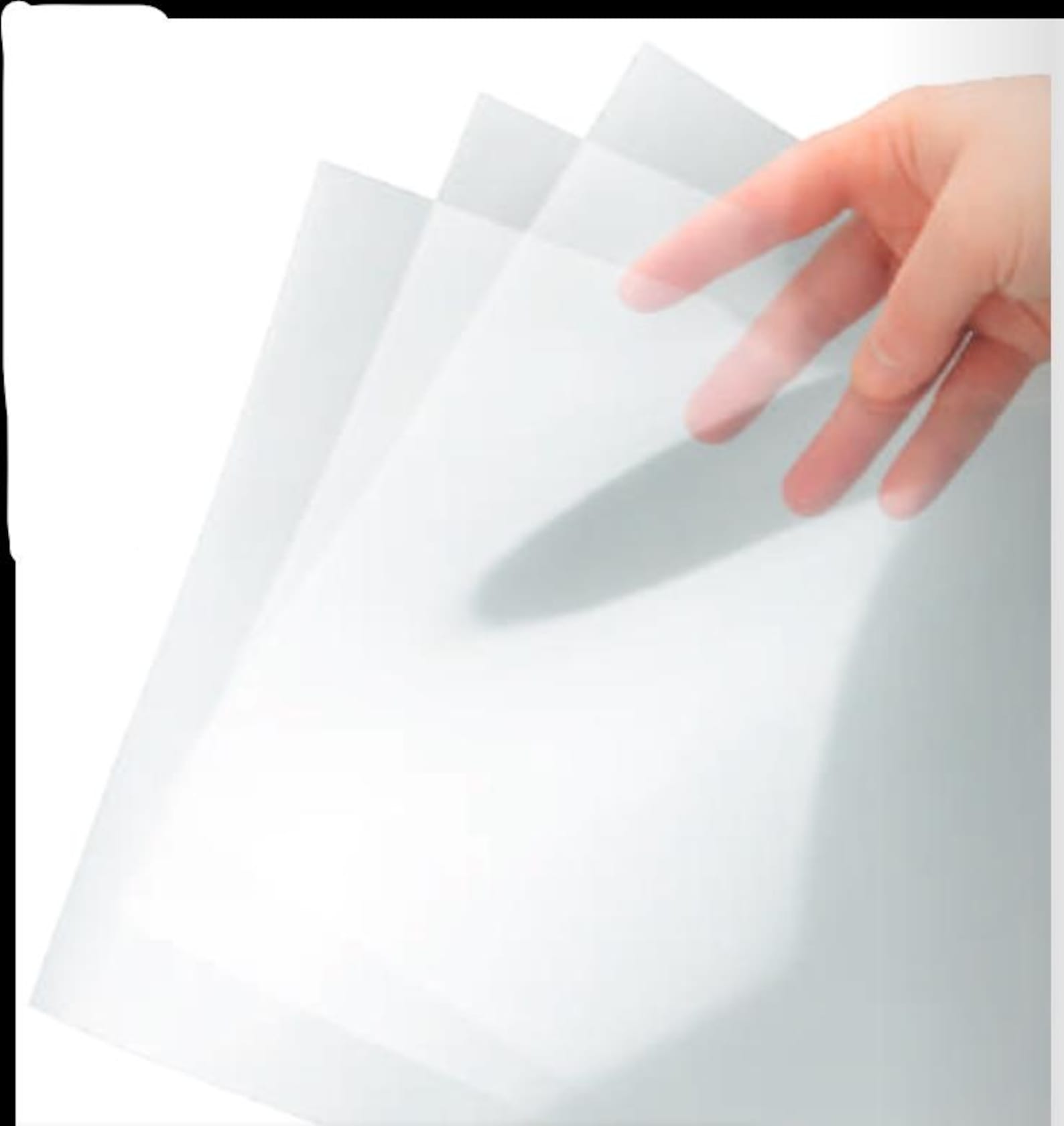 7 Mil Clear Transparent Acetate Sheets, 8.5x11, High Clarity, Acid and ...