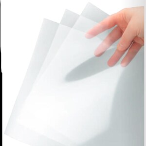 7 Mil Clear Transparent Acetate Sheets, 8.5x11, High Clarity, Acid and ...