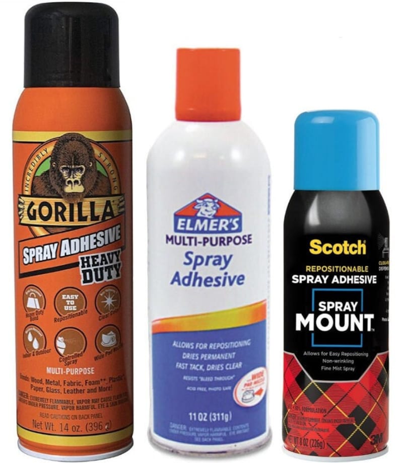 Multi-purpose Spray Adhesive, Acid-free, Clear, Washable, Specially ...