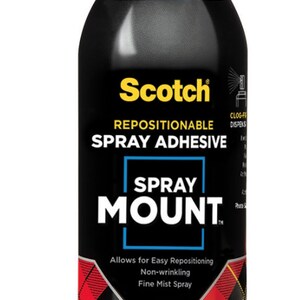 Multi-purpose Spray Adhesive, Acid-free, Clear, Washable, Specially ...
