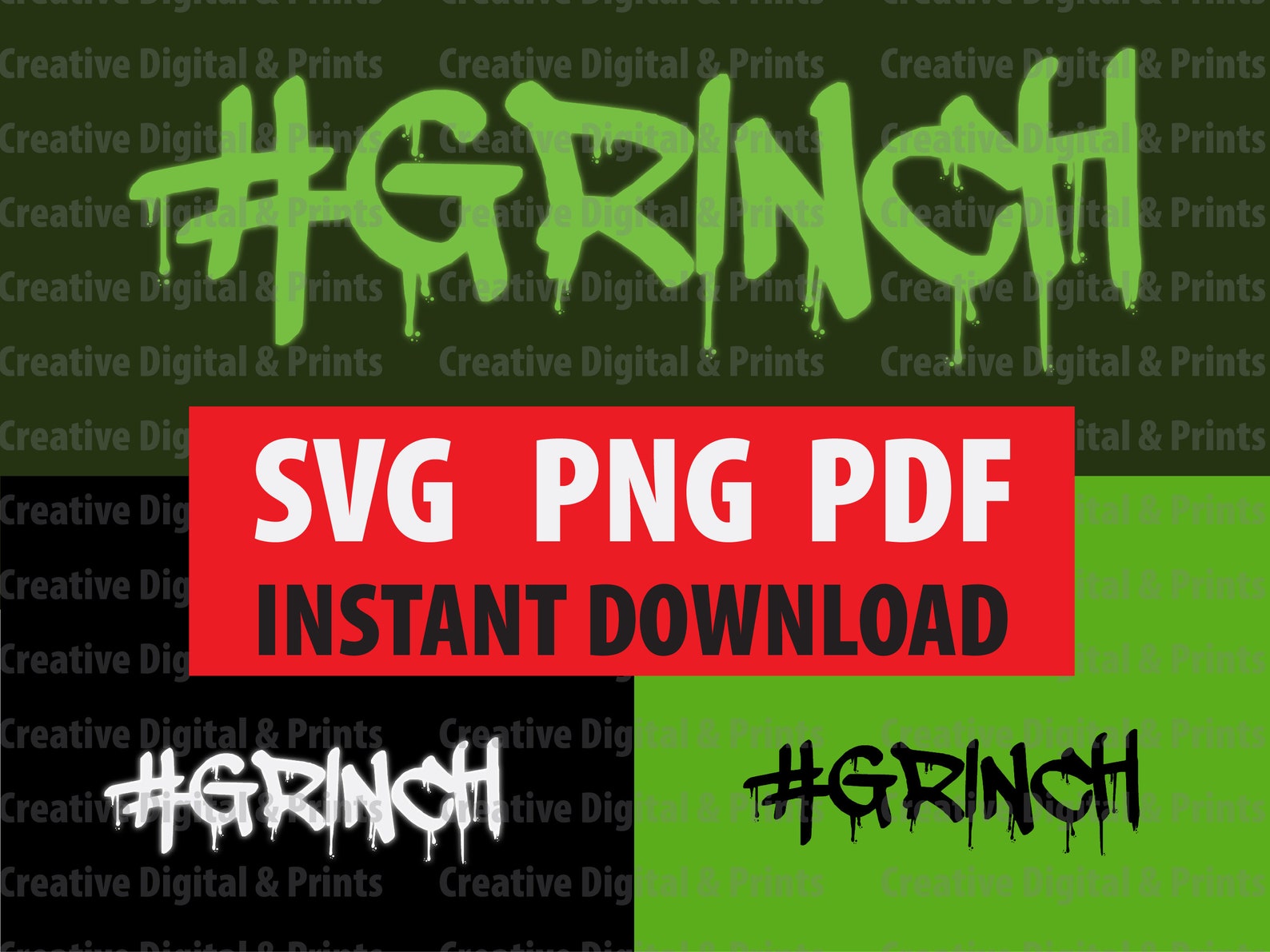 Grinch Svg Christmas Design Grinch Clipart Cricut Vector Cut File 6303
