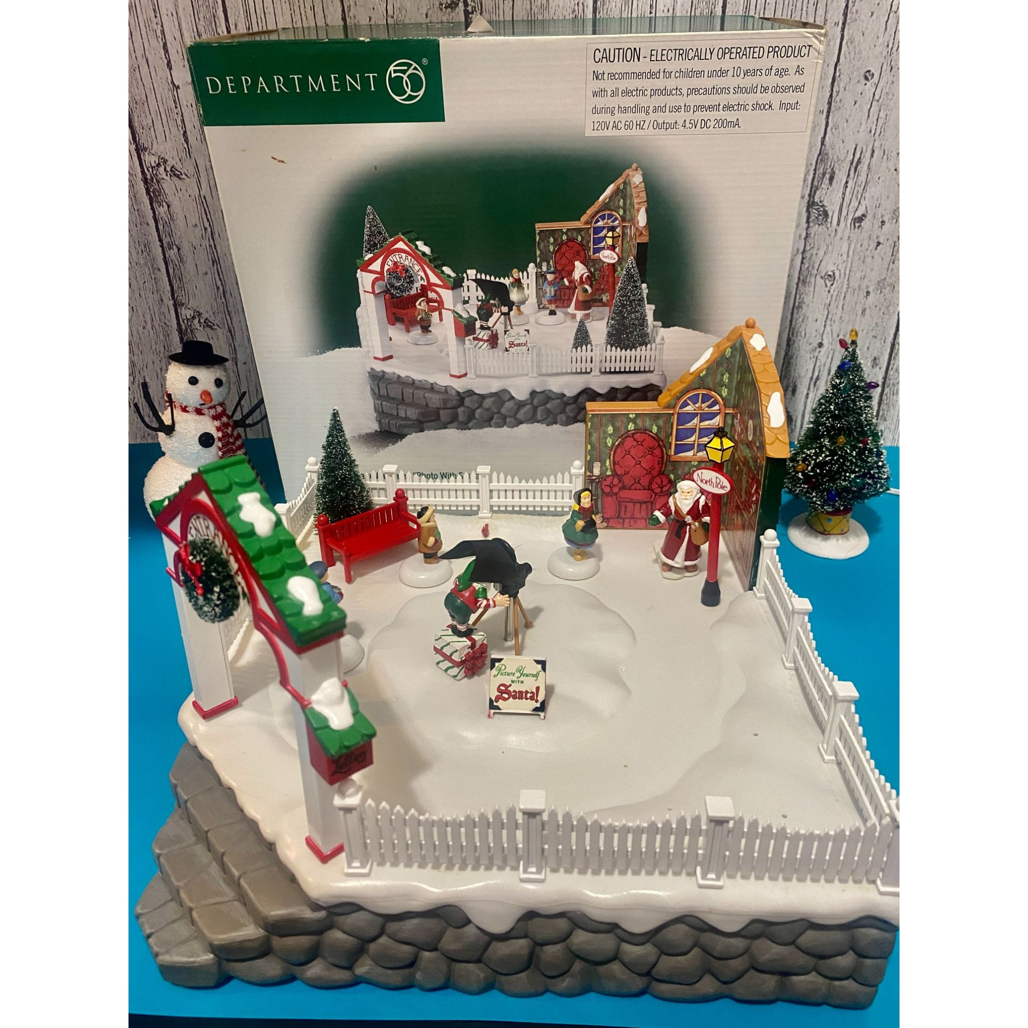 Department 56 Village Animated photo With Santa - Etsy