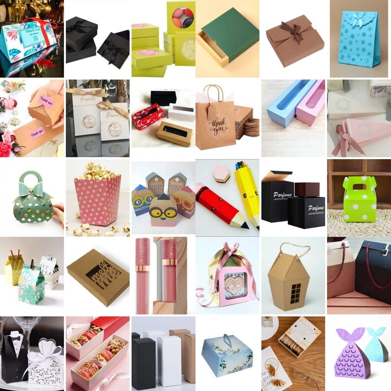 135 Box Templates, Kit Boxes, MEGA BOX TEMPLATE, Part Box, 3D Boxes ...