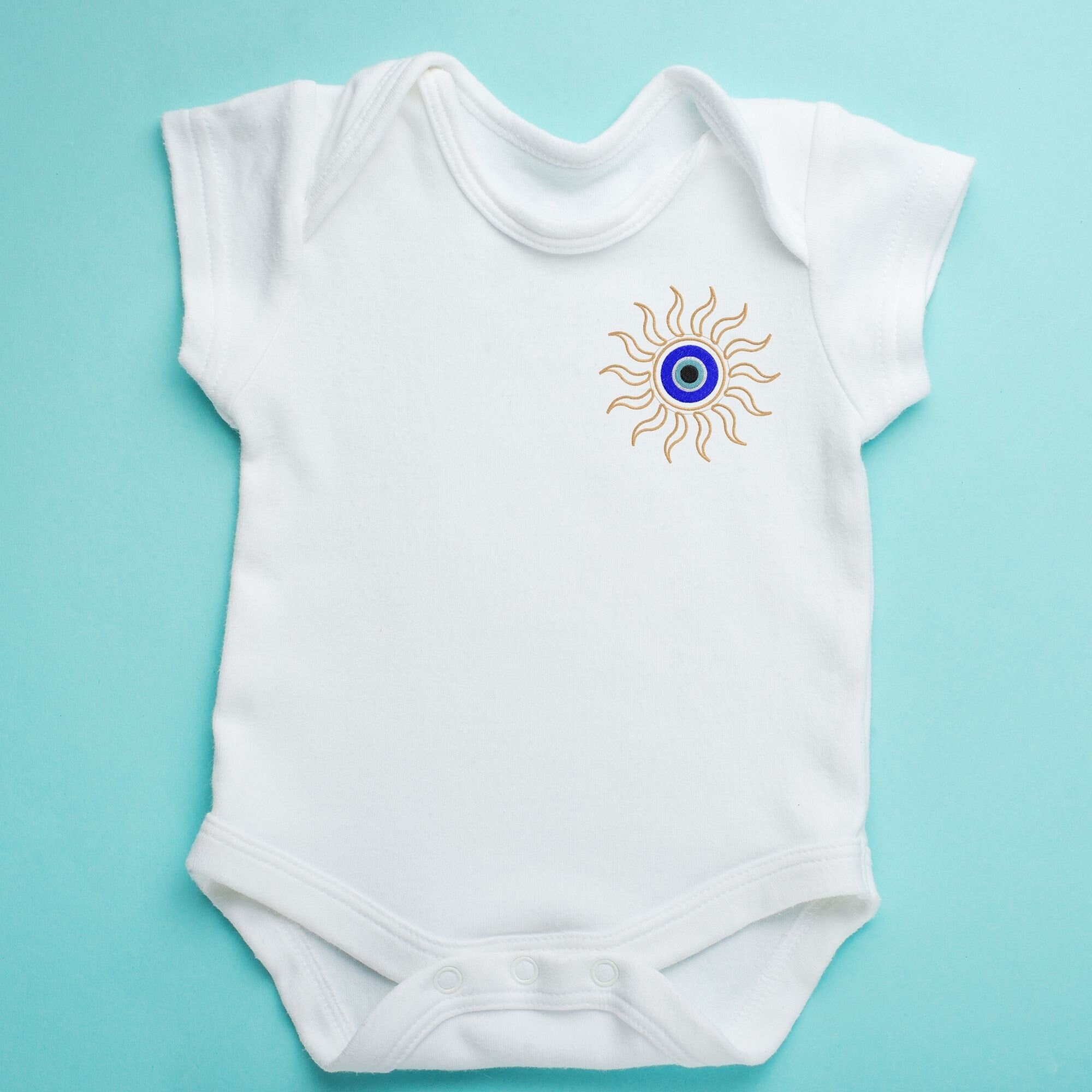 Evil Eye Bead Machine Embroidery Design- 5 Sizes , Evil Eye Machine ...