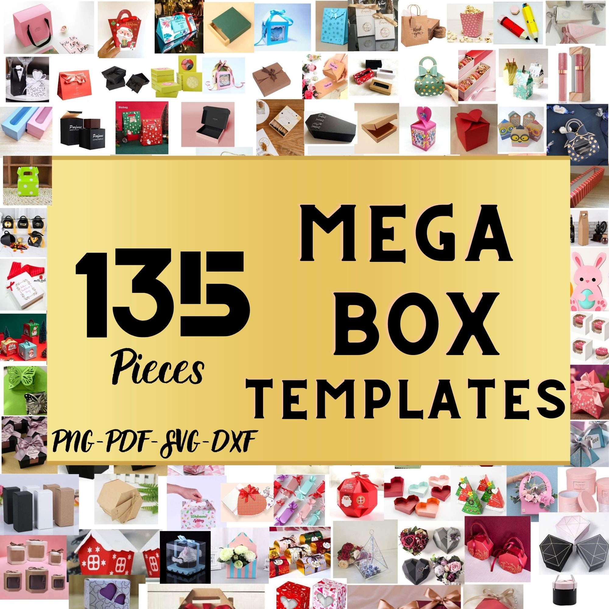 135 Box Templates Kit Boxes MEGA BOX TEMPLATE Part Box 3D - Etsy Canada