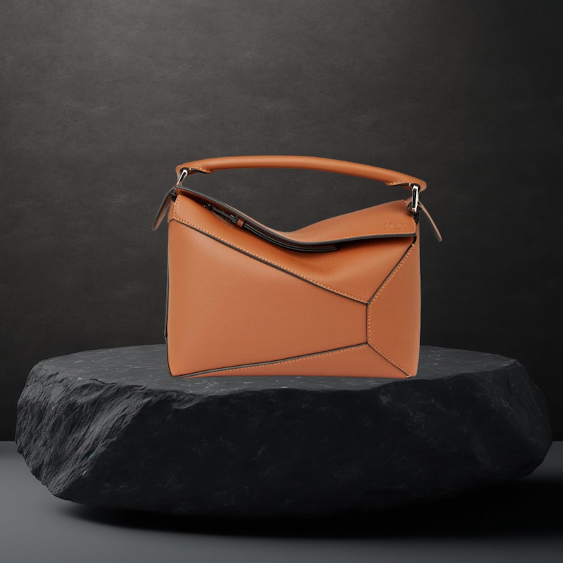 Leather Puzzle Tote Bag - Etsy